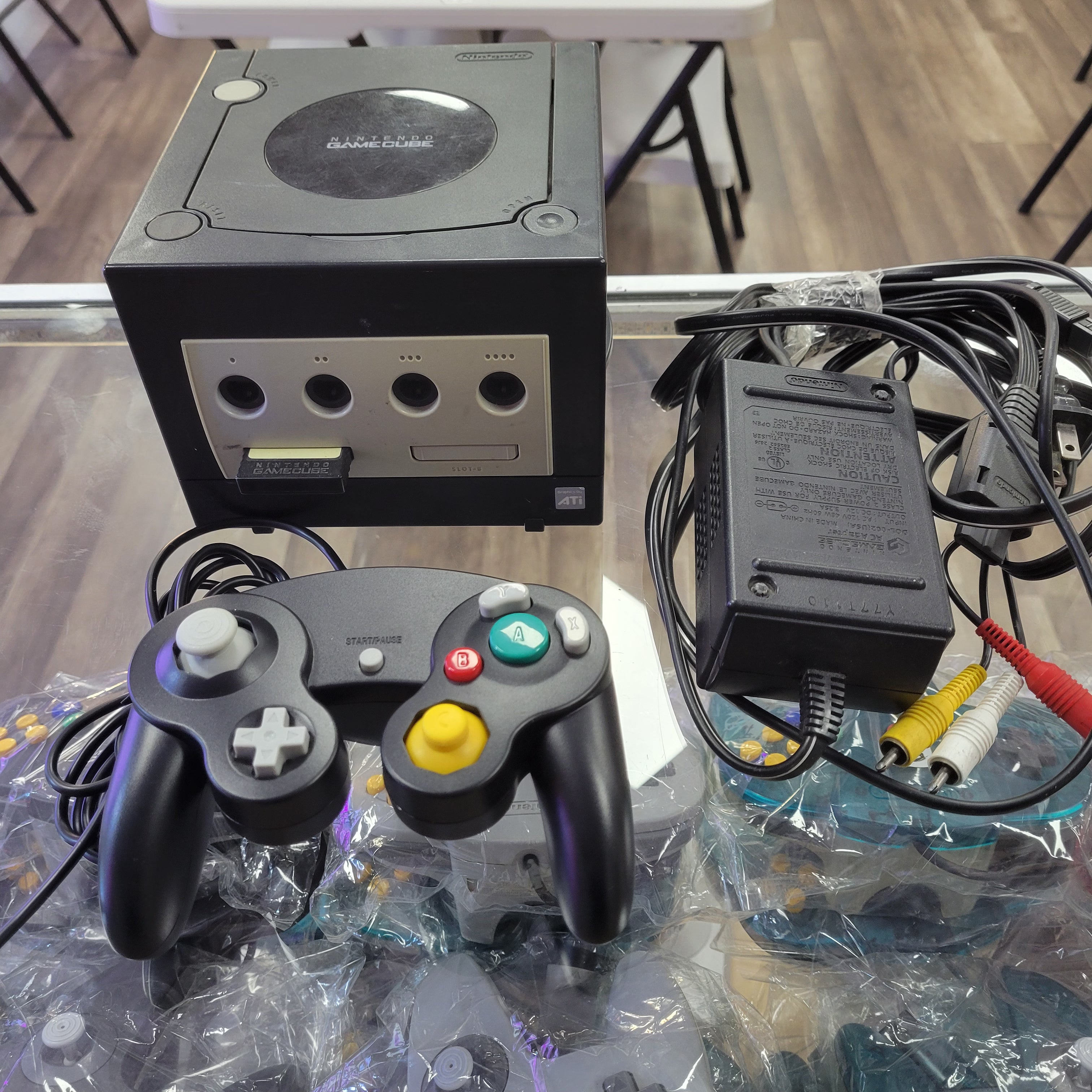 Nintendo Gamecube console system With cables controller and memory car ...