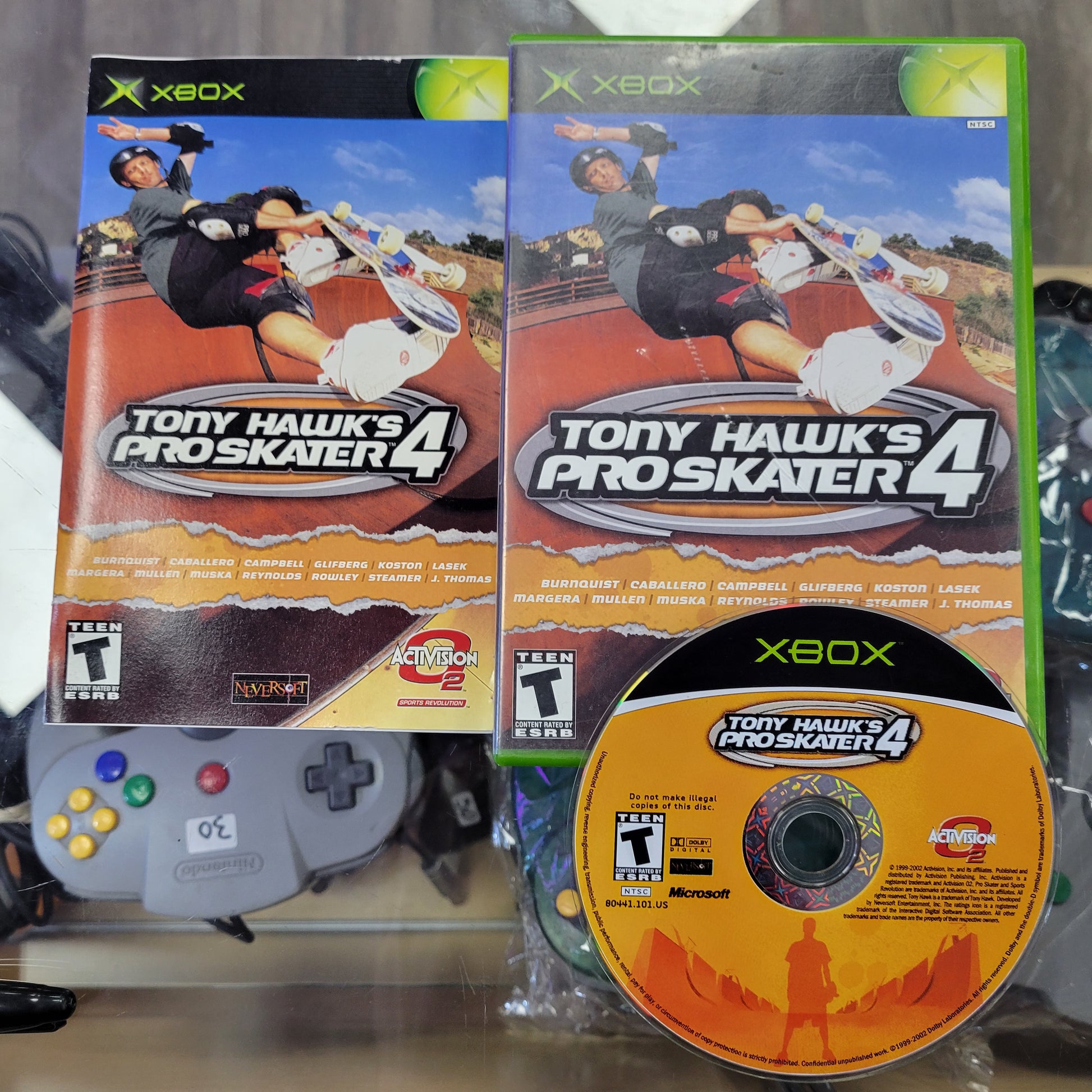 Tony Hawk Pro Skater 4 Original Xbox – buttondelight