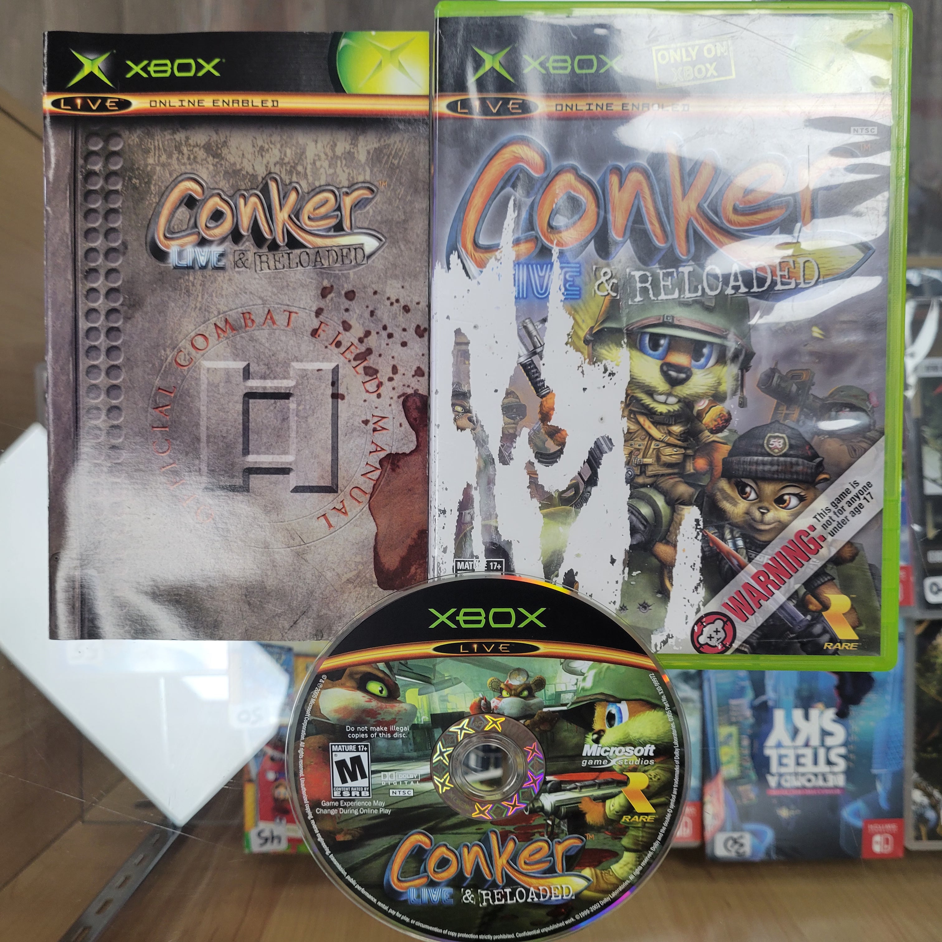 Conker Live and Reloaded Original Xbox – buttondelight