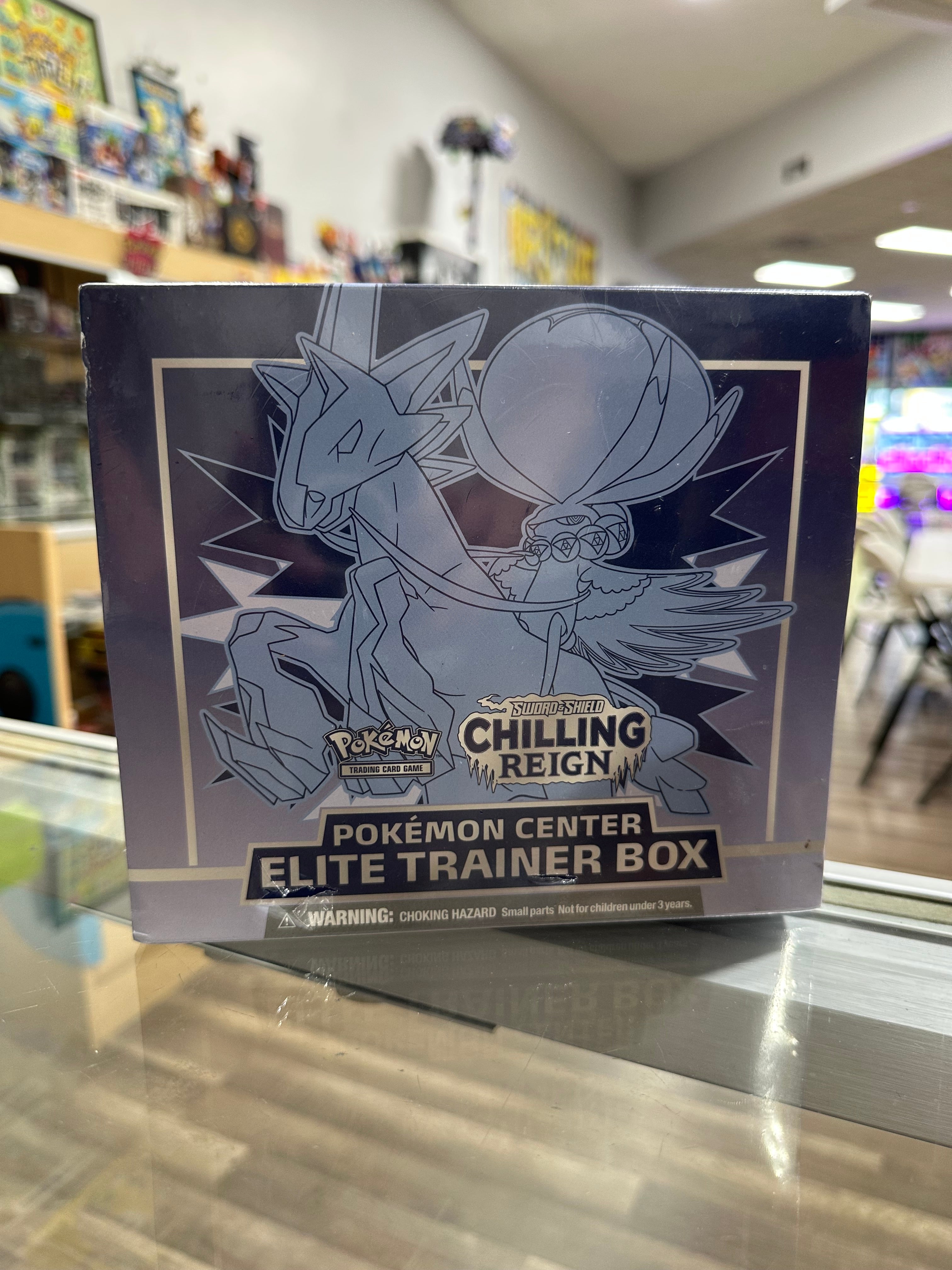 Chilling Reign Pokemon Center Elite Trainer Box [Ice Rider Calyrex] (E ...