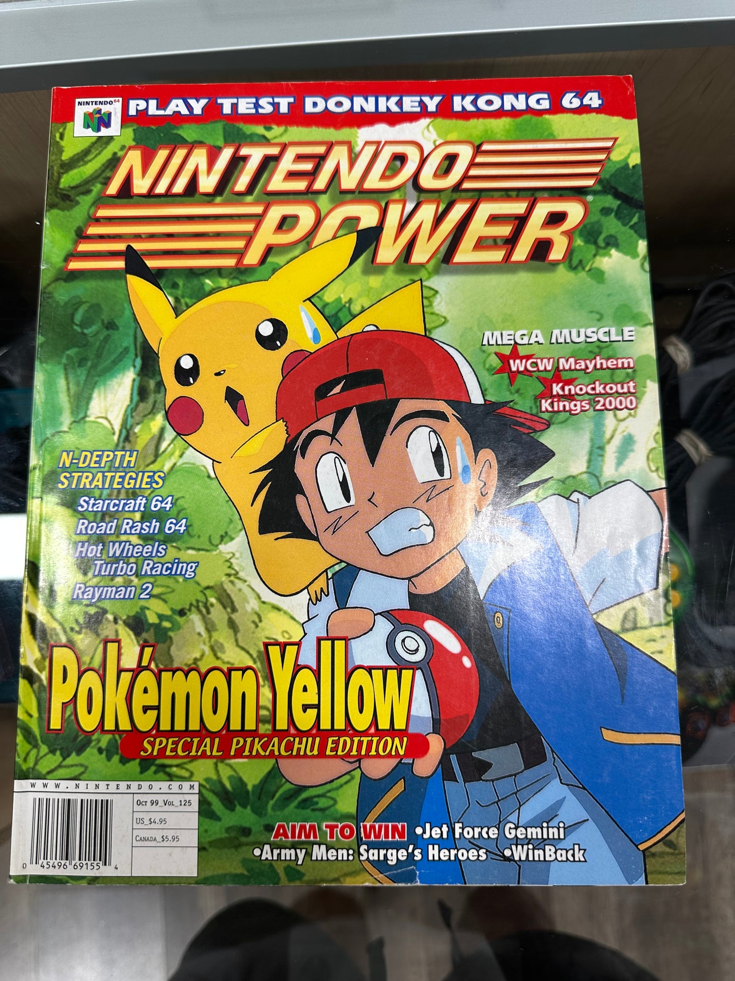 Nintendo Power Vol 125 with Poster and Pokemon Yellow Mini Guide ...