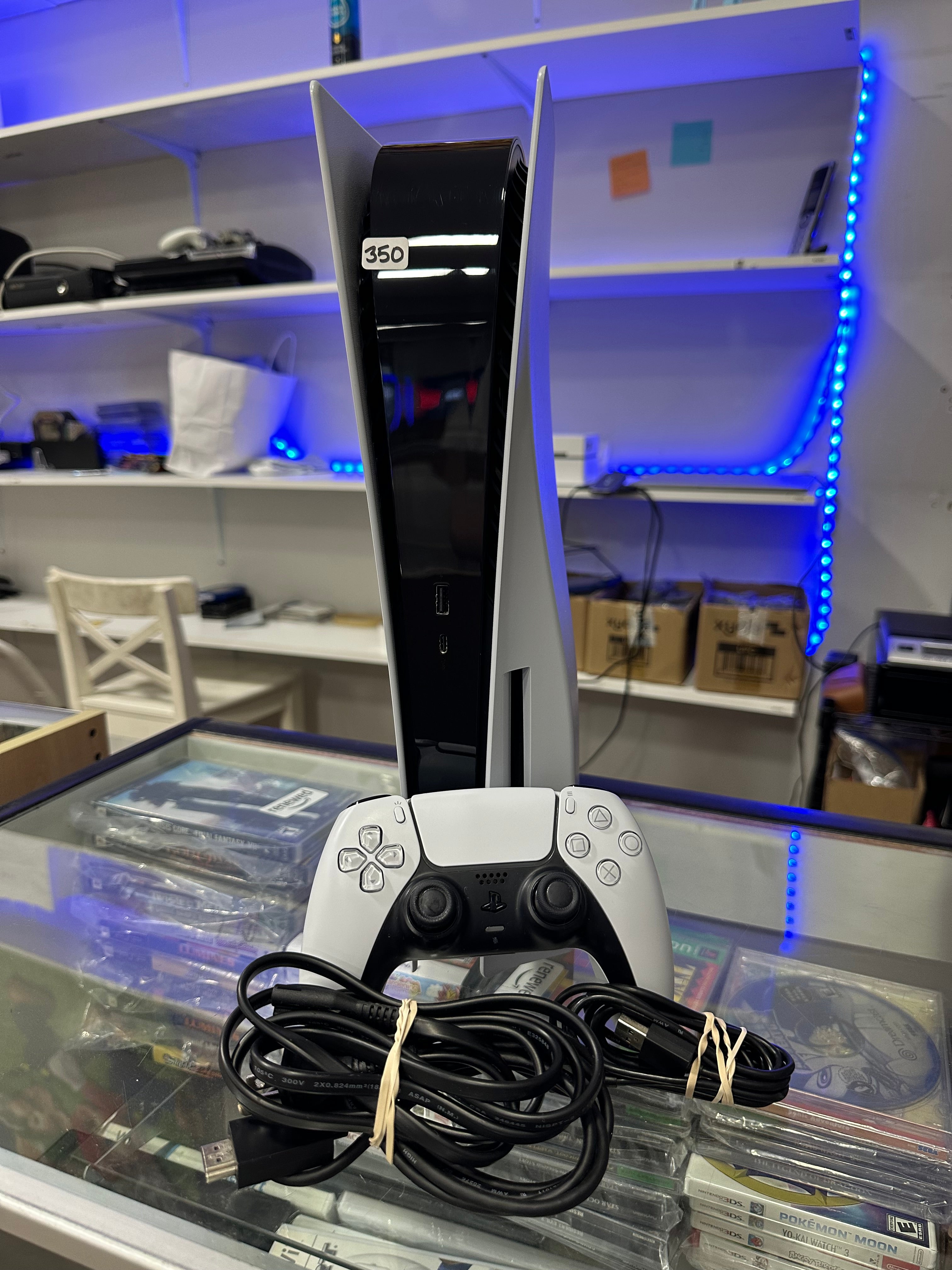 PlayStation 5 System Console (Controller and cables included ...
