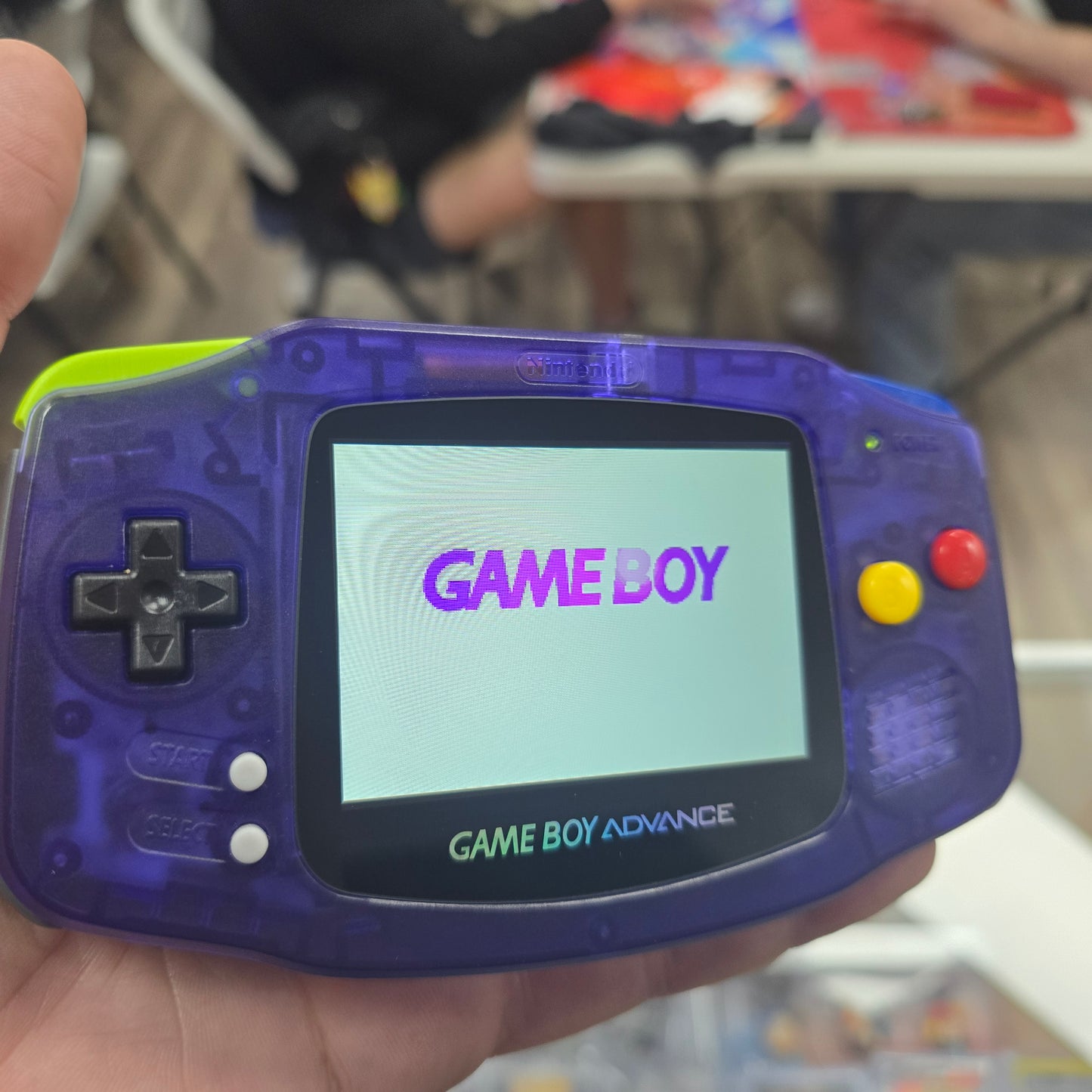 Custom Nintendo Gameboy Advance Handheld System with IPS Brighter Scre ...
