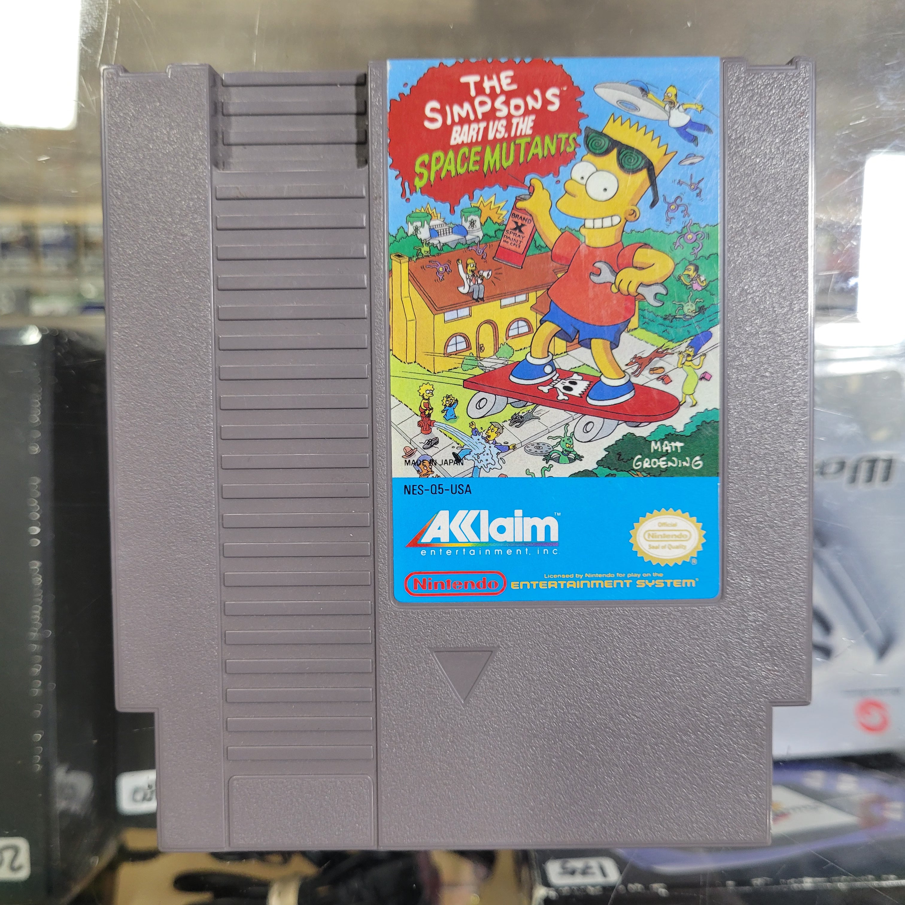 The Simpsons Bart Vs. The Space Mutants NES Nintendo Entertainment Sys ...