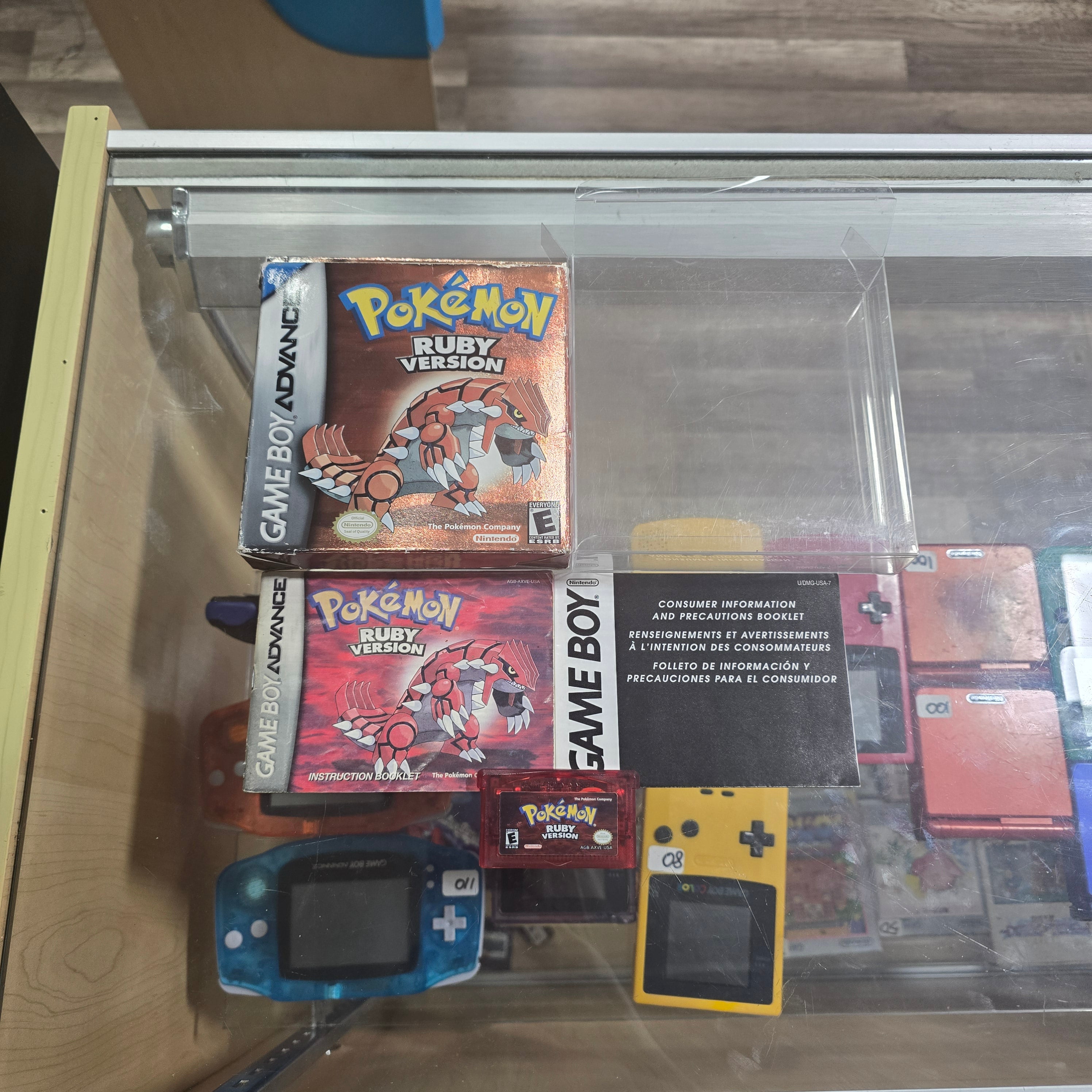 Pokémon Ruby (Authentic) Nintendo Gameboy Advance with Box and Manual ...
