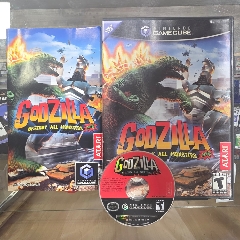 GodZilla Destroy All Monsters Melee Nintendo Gamecube – buttondelight