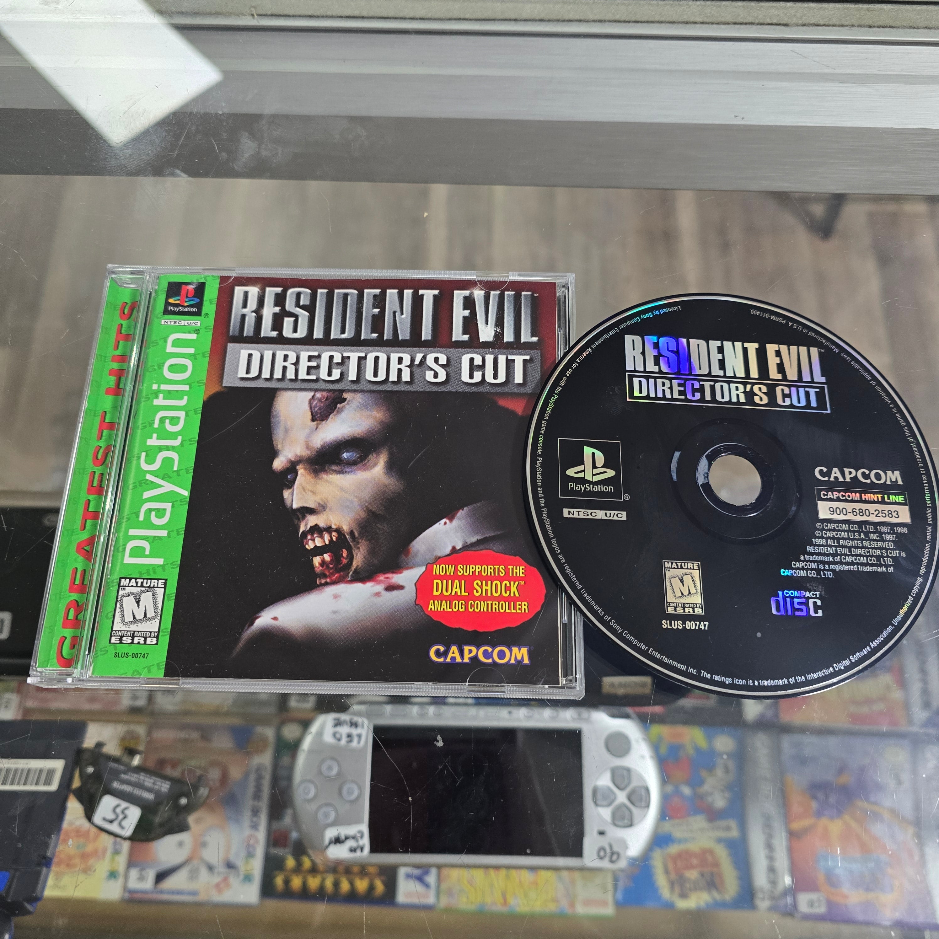 Resident Evil Director's Cut [Greatest Hits] Playstation 1 – buttondelight