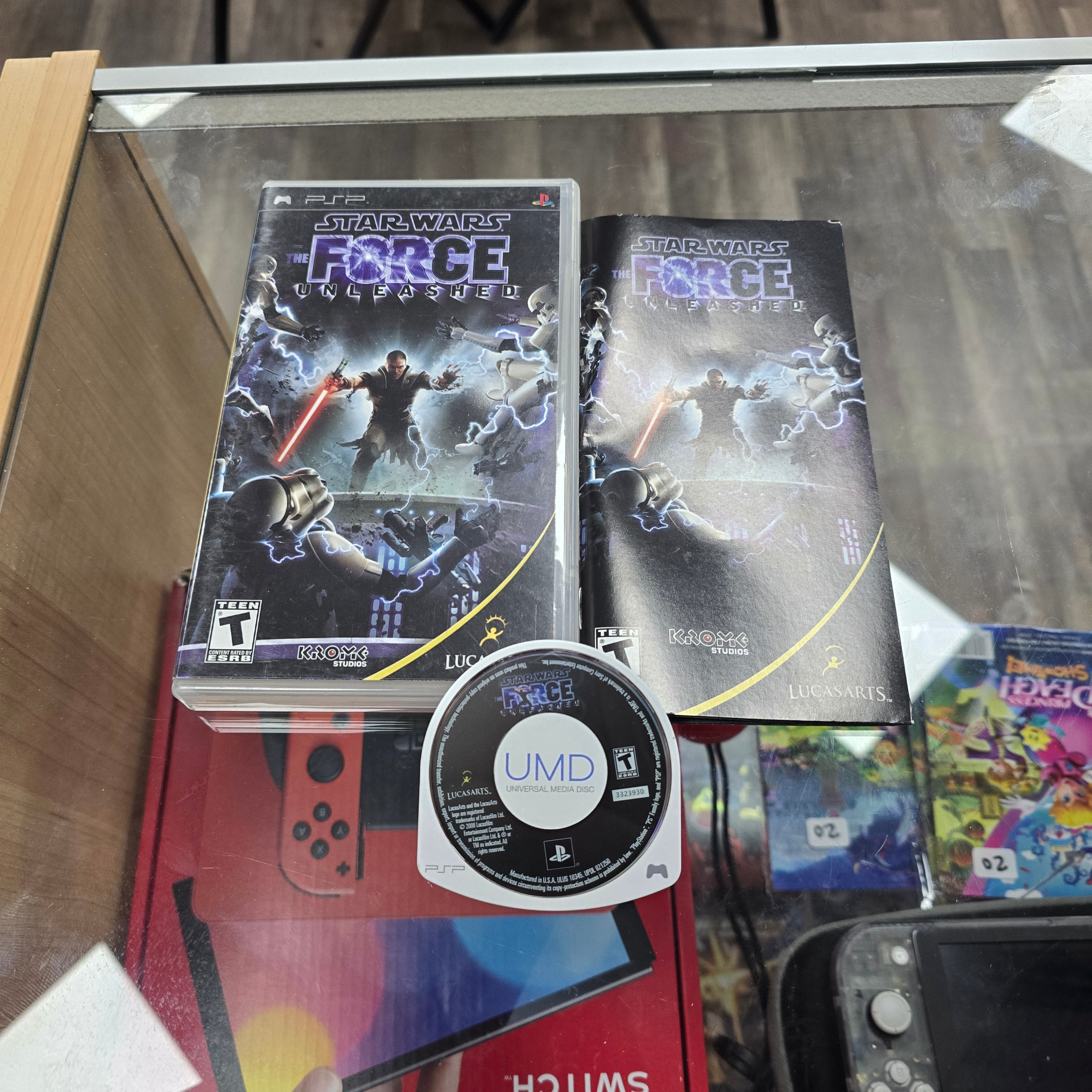 Star Wars The Force Unleashed PSP – buttondelight