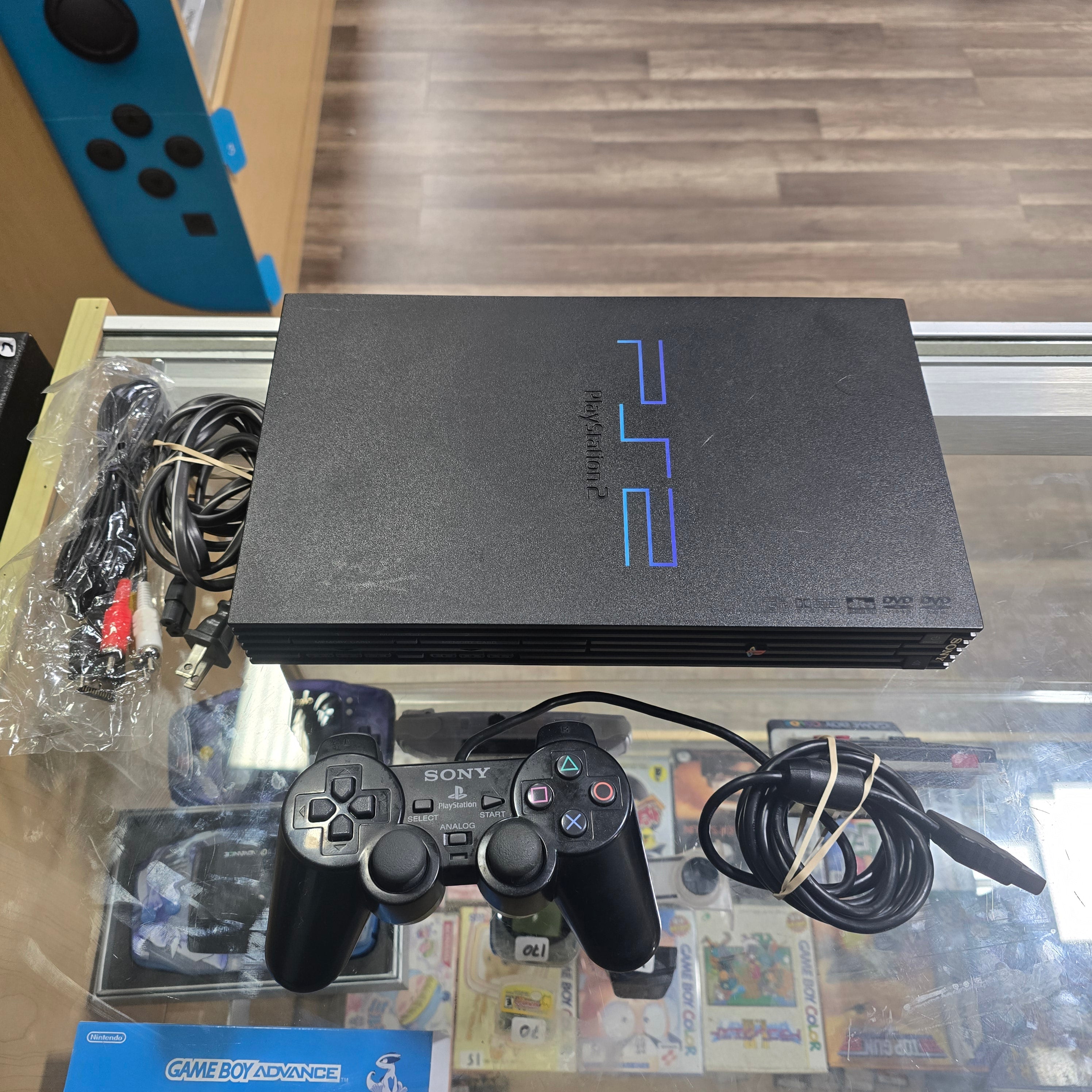 Playstation 2 Original System with One Controller and Wires + Memory C ...
