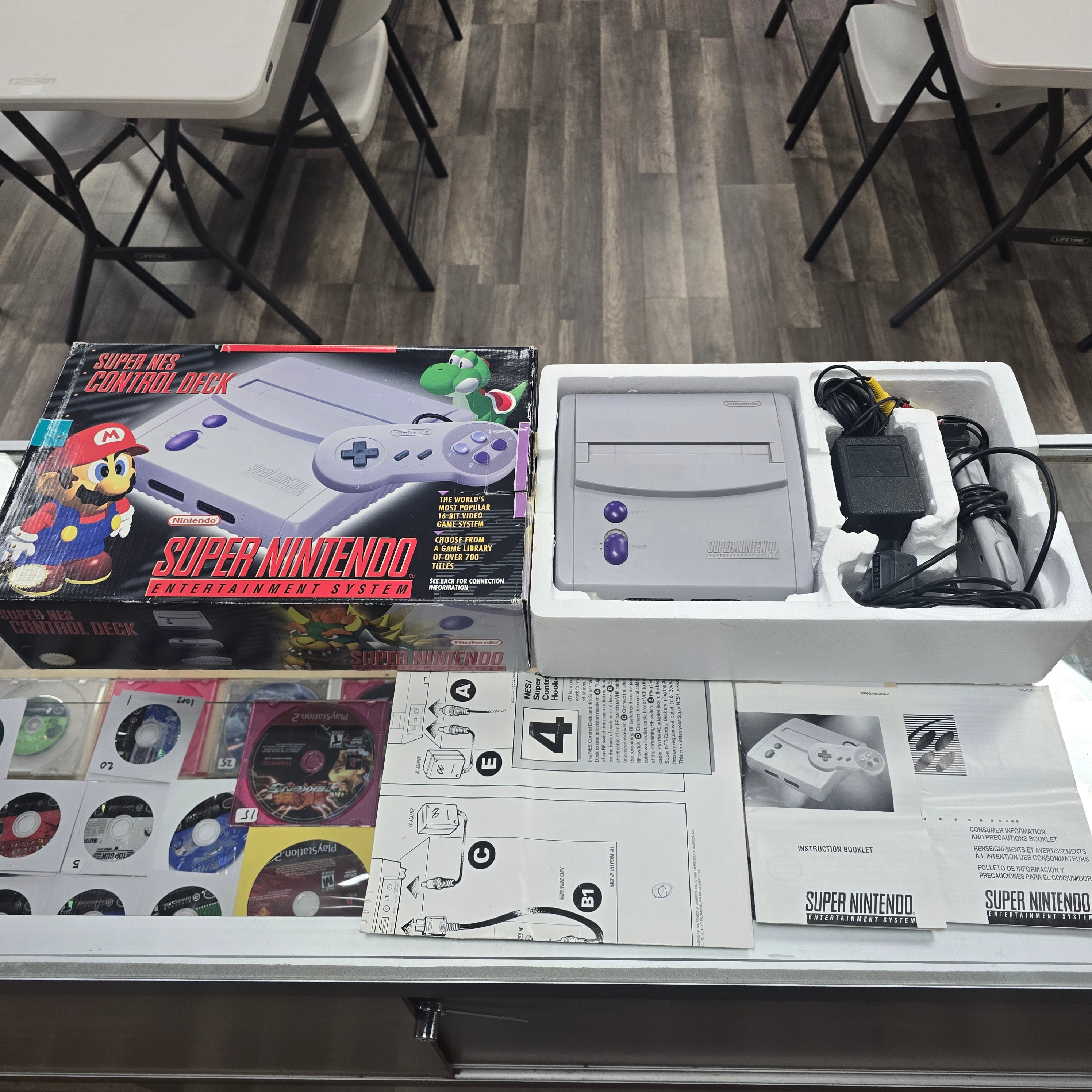 Super Nintendo System Jr. CIB (Very Clean Box) – buttondelight